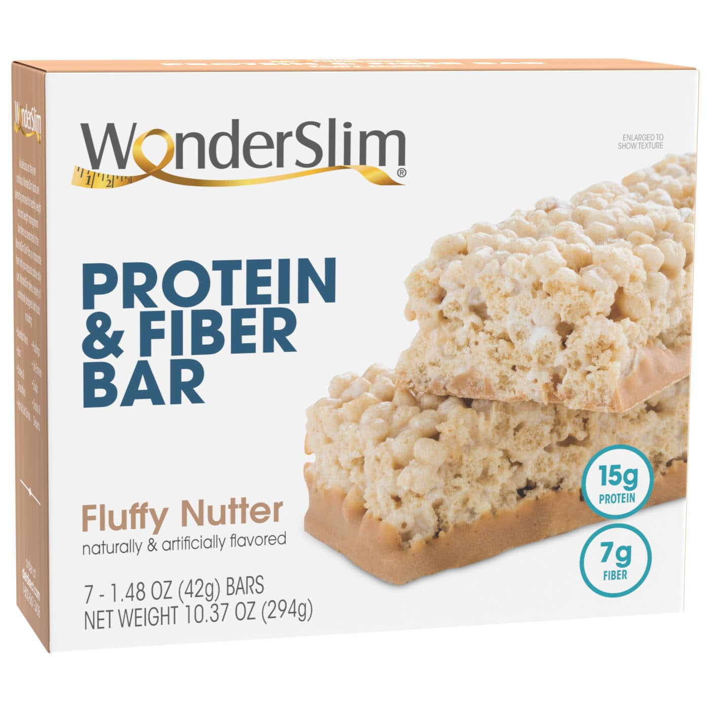 Wonderslim High Fiber Protein Bars, Fluffy Nutter | 15g Protein, 7g ...