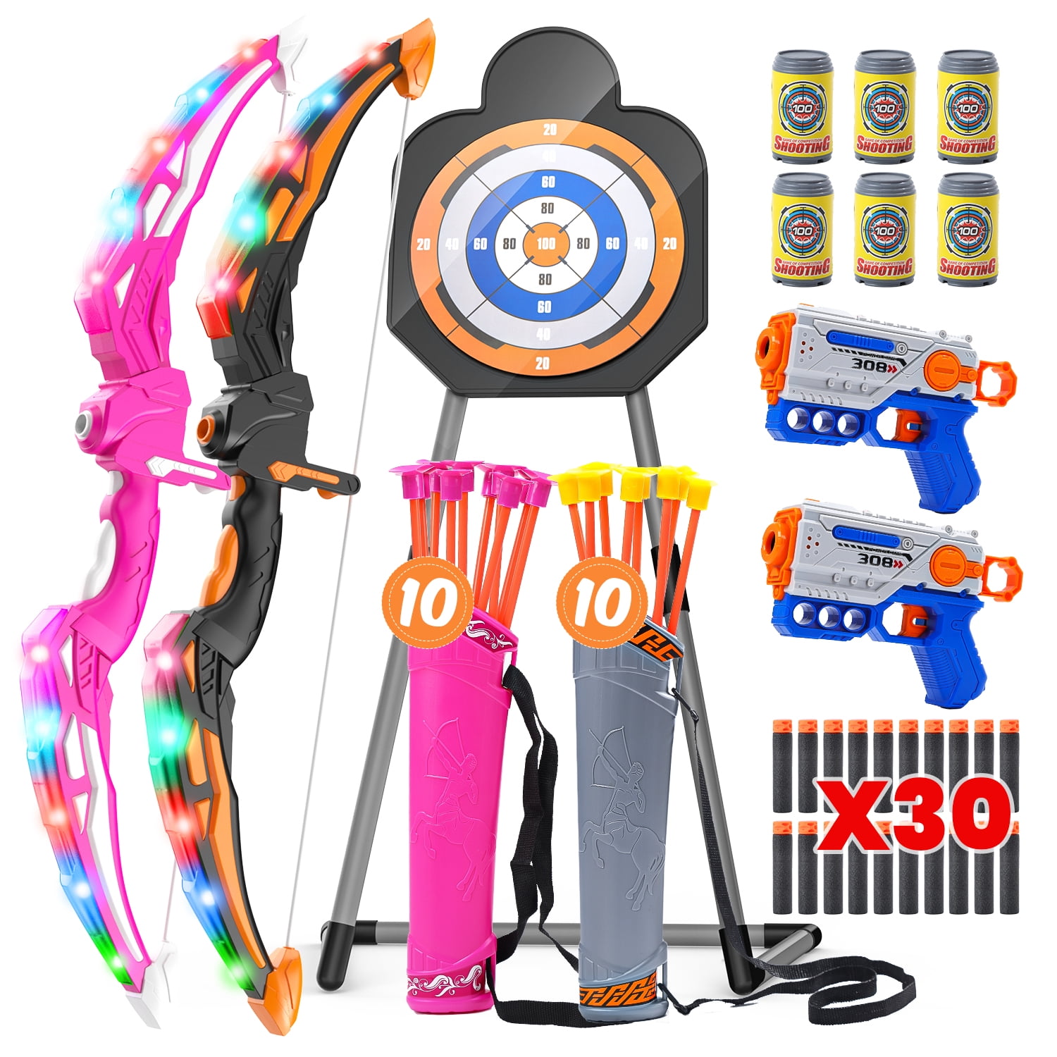 Wonderstone 2 in 1 Pack Bow and Arrow Sets Kids With Target&Quiver ...