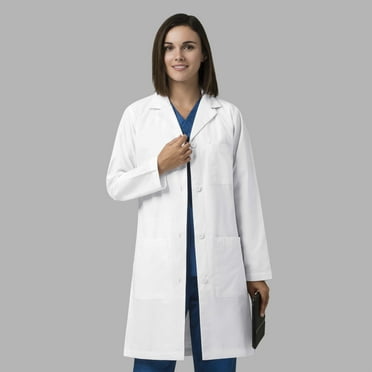 Scrubstar Women's Core Essentials 28" Long Lab Coat - Walmart.com