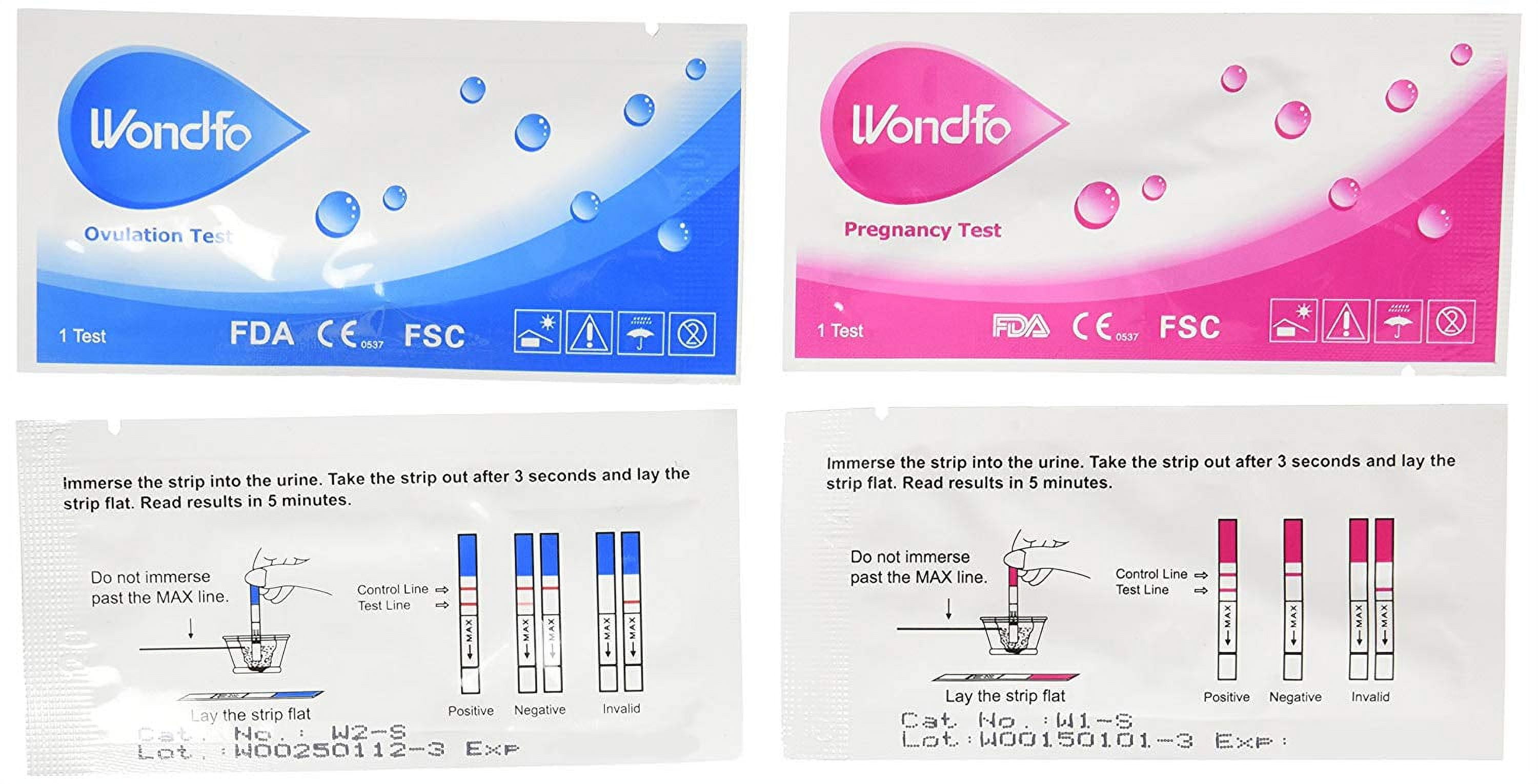 Wondfo 100 Ovulation Tests And 20 Pregnancy Tests by Wondfo - Walmart.com