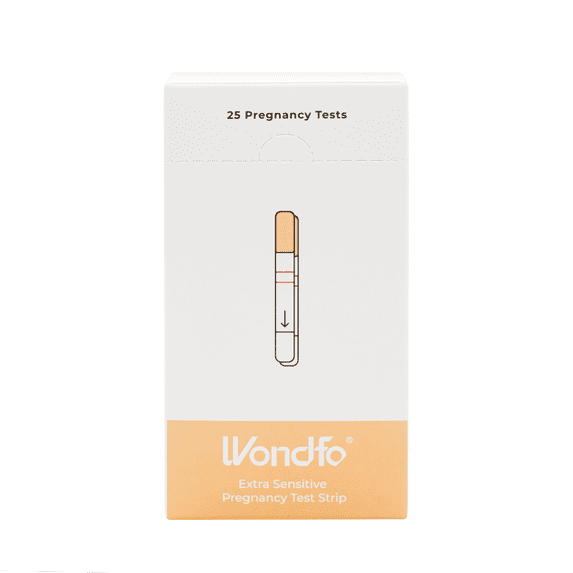 Wondfo 25 Count Early Result Pregnancy Test Strips, Sensitive HCG Urine ...