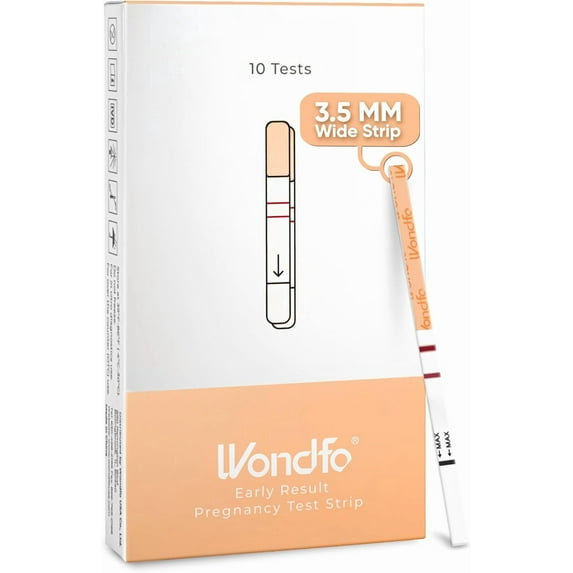 Wondfo Early Result Pregnancy Test Strips, Ultra Sensitive 10 mIU HCG ...