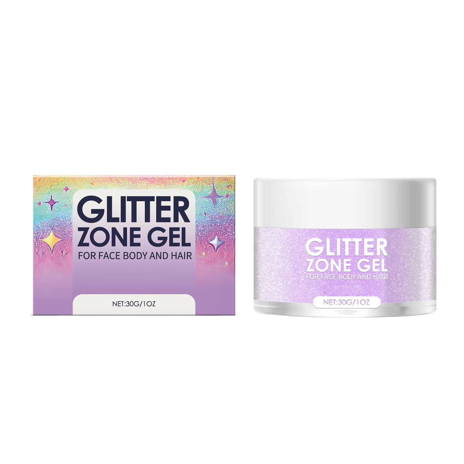 Wonitaaizi Holographic Body Glitter Gel for Body, Face, Hair and Lip ...
