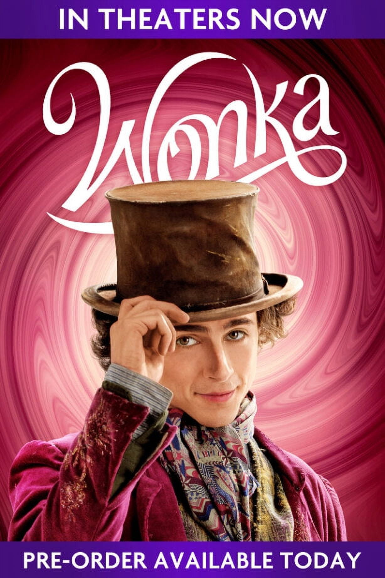 Wonka (2023) (DVD) Starring Timothee Chalamet - Walmart.com