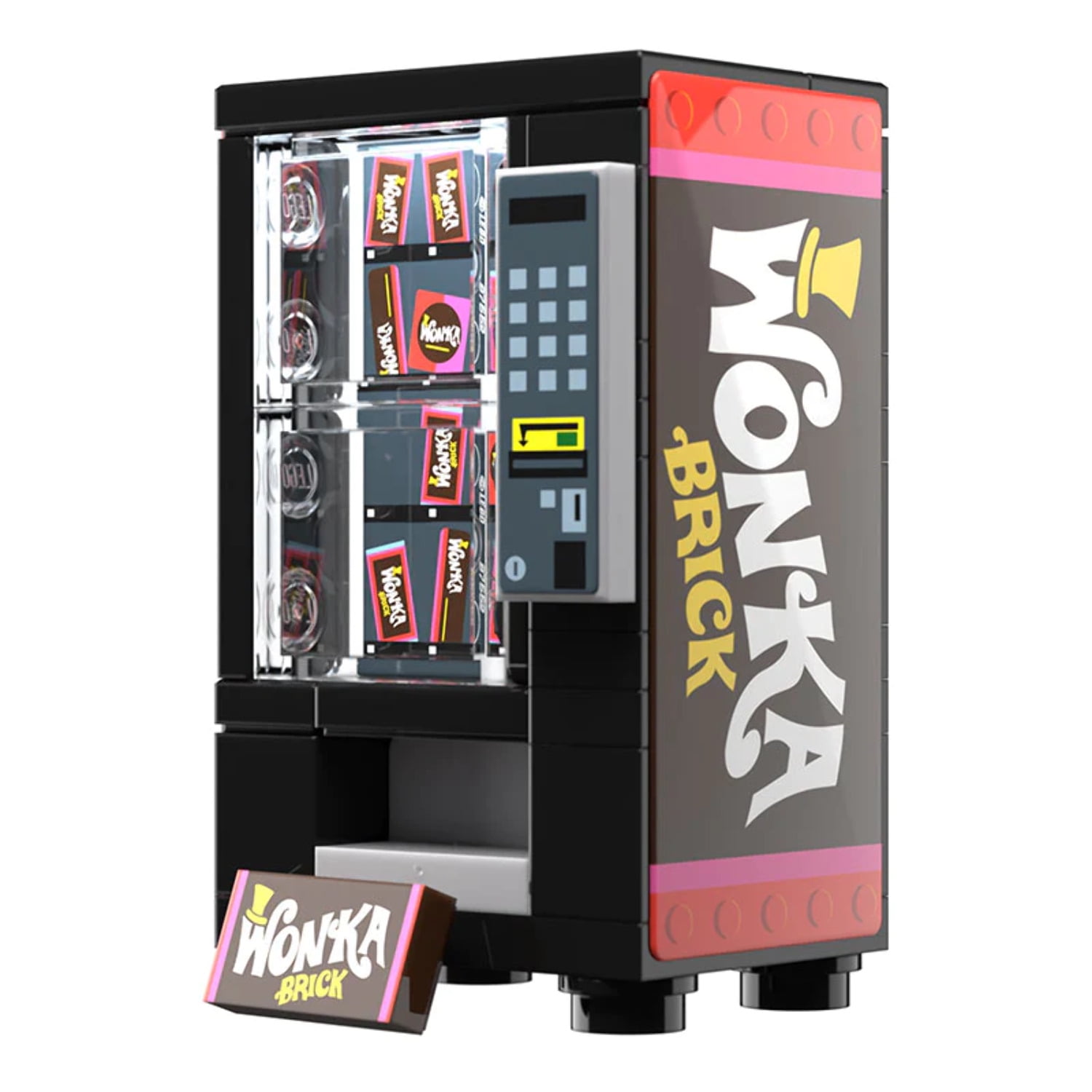 Wonka Bars Vending Machine made using LEGO parts - Walmart.com