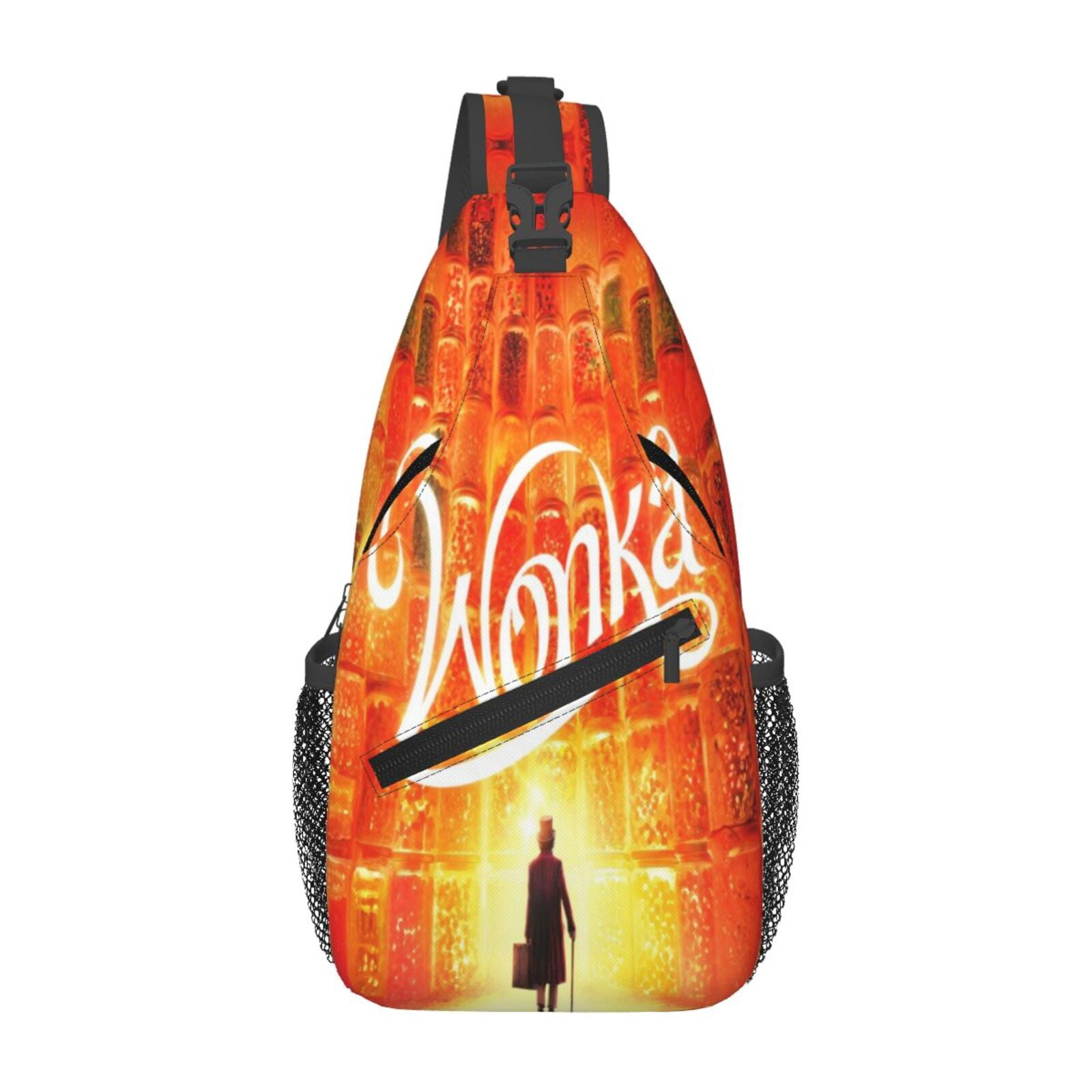 Wonka Casual Sling Bag Crossbody Shoulder Backpack Gym Sports Travel ...