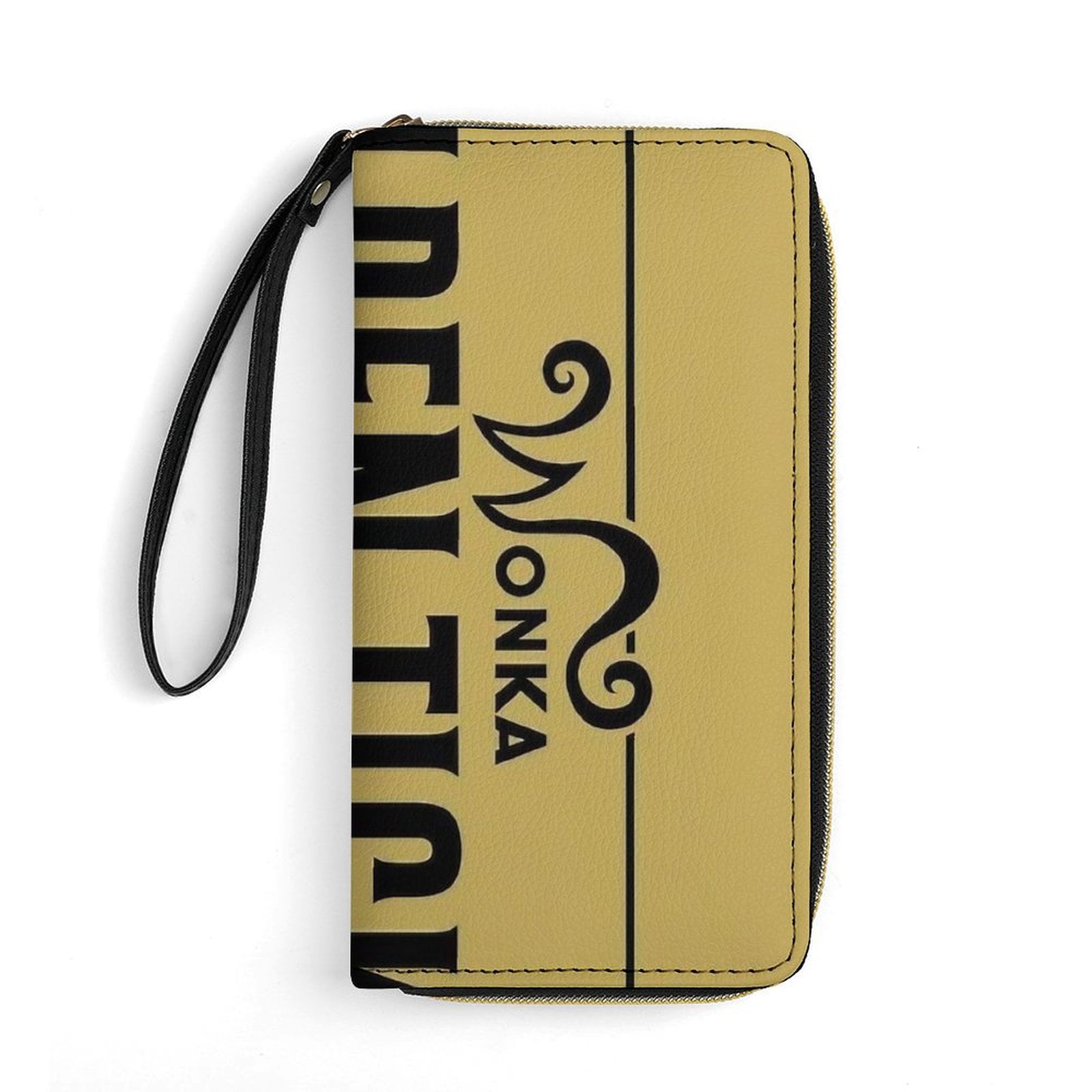 Wonka Chocolate Bar Golden Ticket Wallet for Womens PU Leather Zip ...