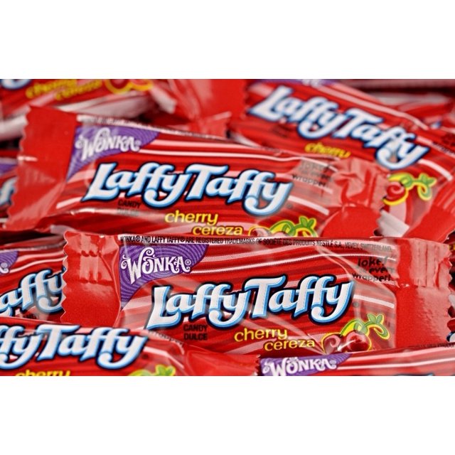 Wonka Laffy Taffy Cherry Flavored Chewy Candies 5 Pounds