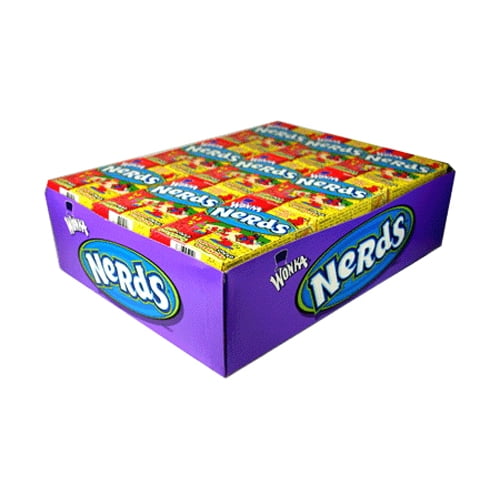 Wonka Nerds, Apple-Watermelon and Lemonade-Wild Cherry, 1.65-Ounce Boxes Pack of 36 - Walmart.com