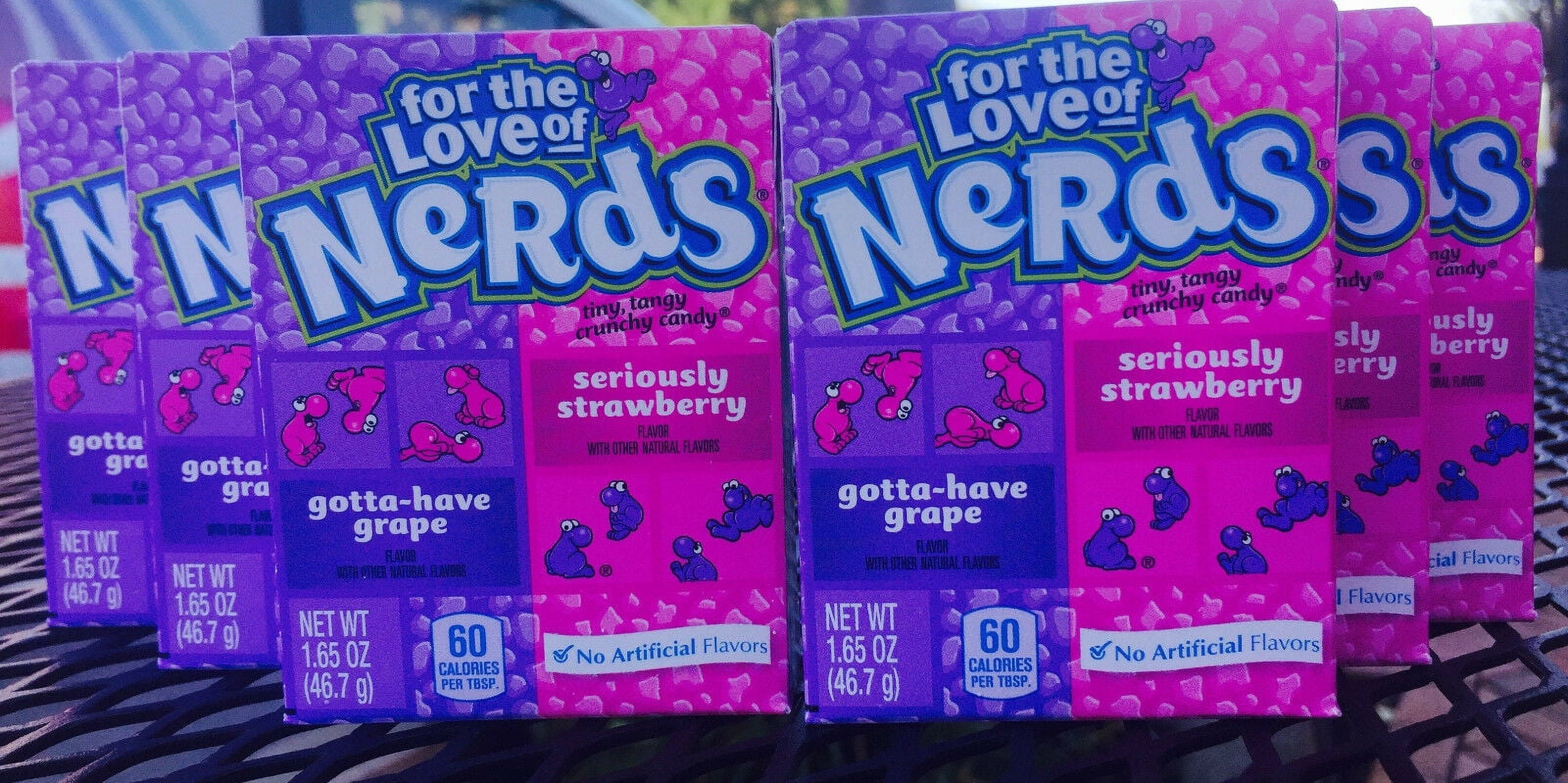 Wonka Nerds Grape and Strawberry 6 Pack Candy Gift Set FREE SHIPPING ...