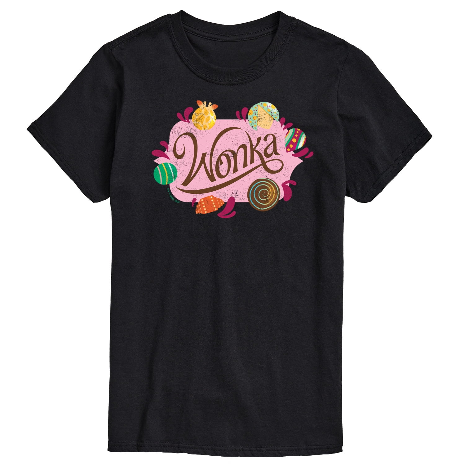 Wonka - Original Candy Logo - Men's Short Sleeve Graphic T-Shirt ...