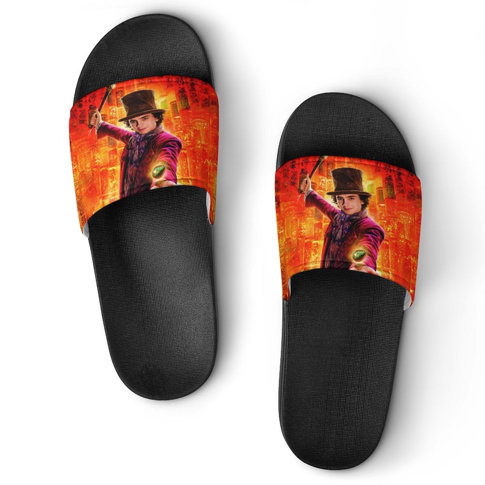 Wonka Shower Slippers for Women & Men Non-Slip House Shoes Slide ...