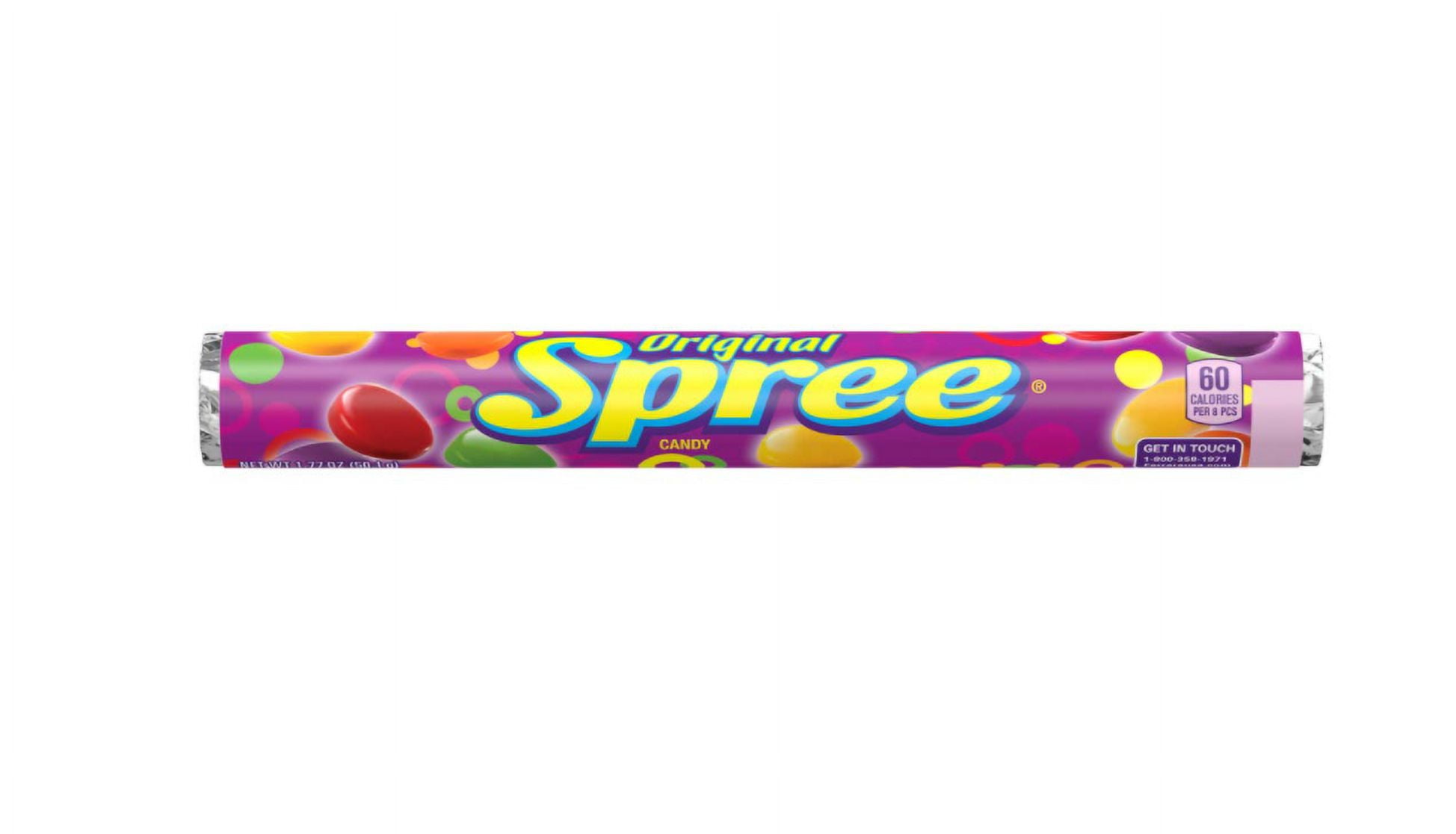 Wonka Spree Original Candy Rolls, Assorted Flavors, Crunchy and Chewy ...