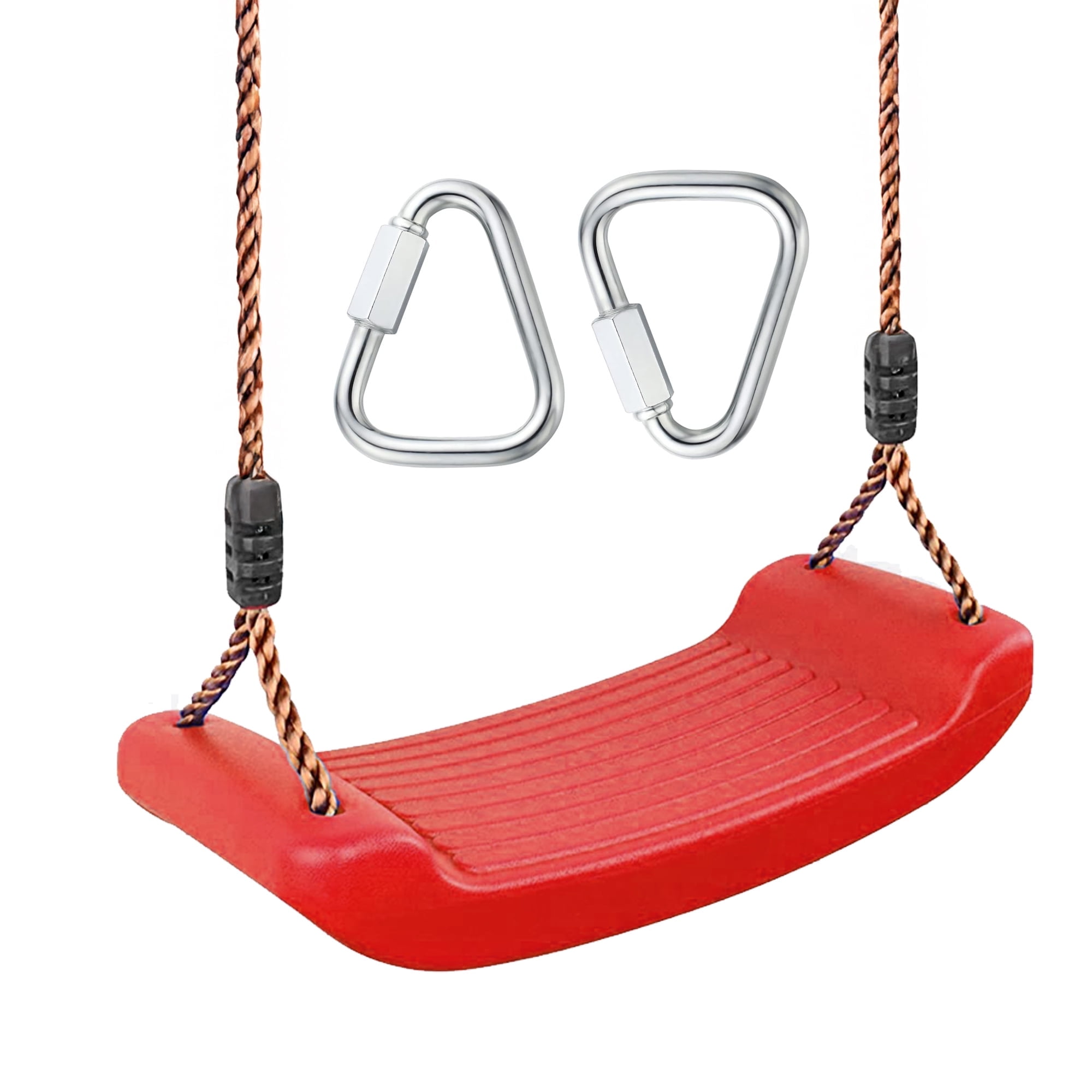 WonkaWoo Plastic Swing Seat with Adjustable Rope for Outdoor Tree Swing ...