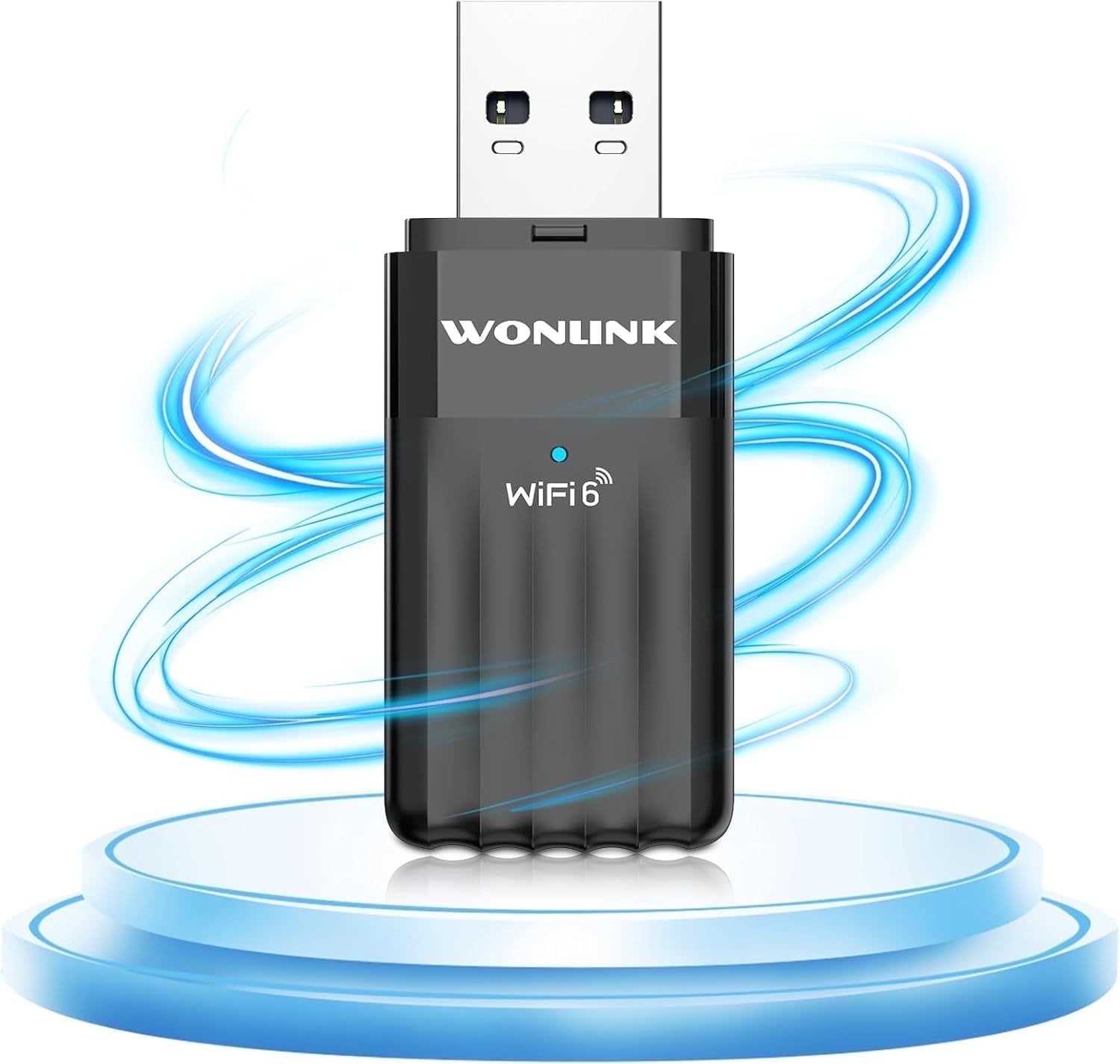 Wonlink USB WiFi 6 Adapter for PC,AX900 BT5.3 Wifi Dongle,2-in-1 Wifi & Bluetooth Receiver Win10 ...