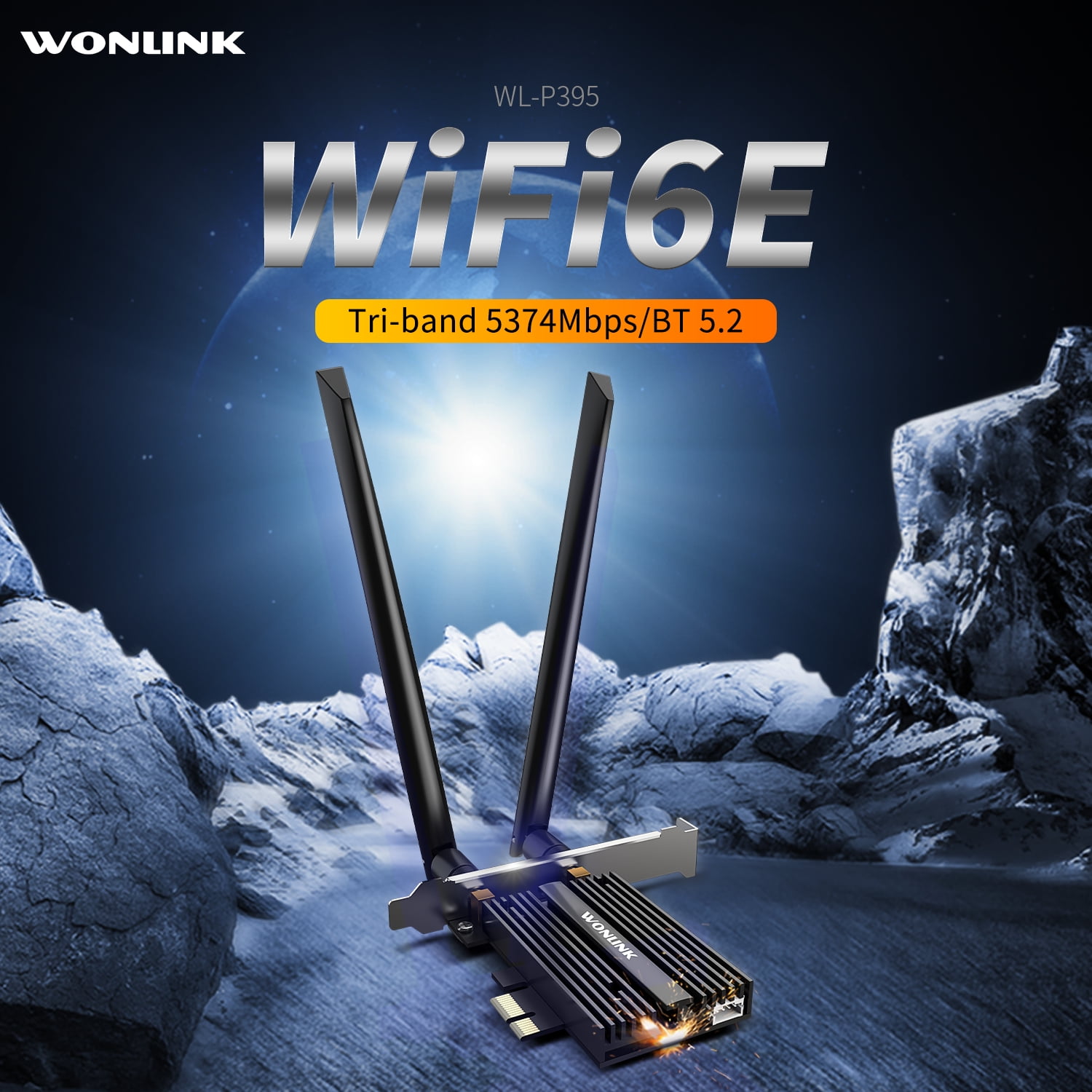 Wonlink USB WiFi adapter for PC, AX210 dual-band wireless Wi-Fi 6E ...