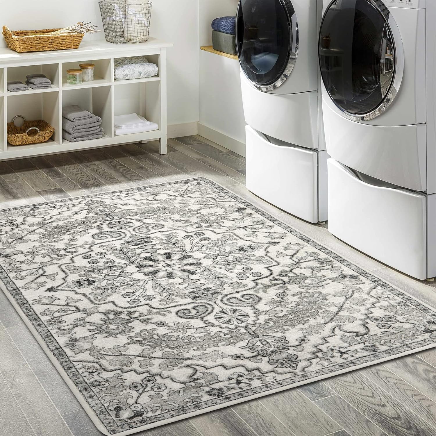 Wonnitar 3'x5' Bohemian Medallion Area Rug,Bedroom Rug Soft Throw ...