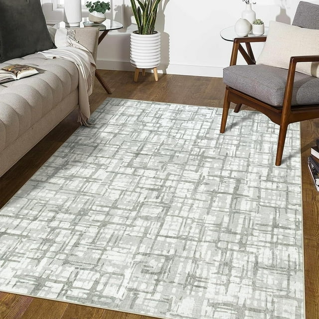 Wonnitar 5'x7' Modern Living Room Area Rugs,Washable Dining Room Rug ...