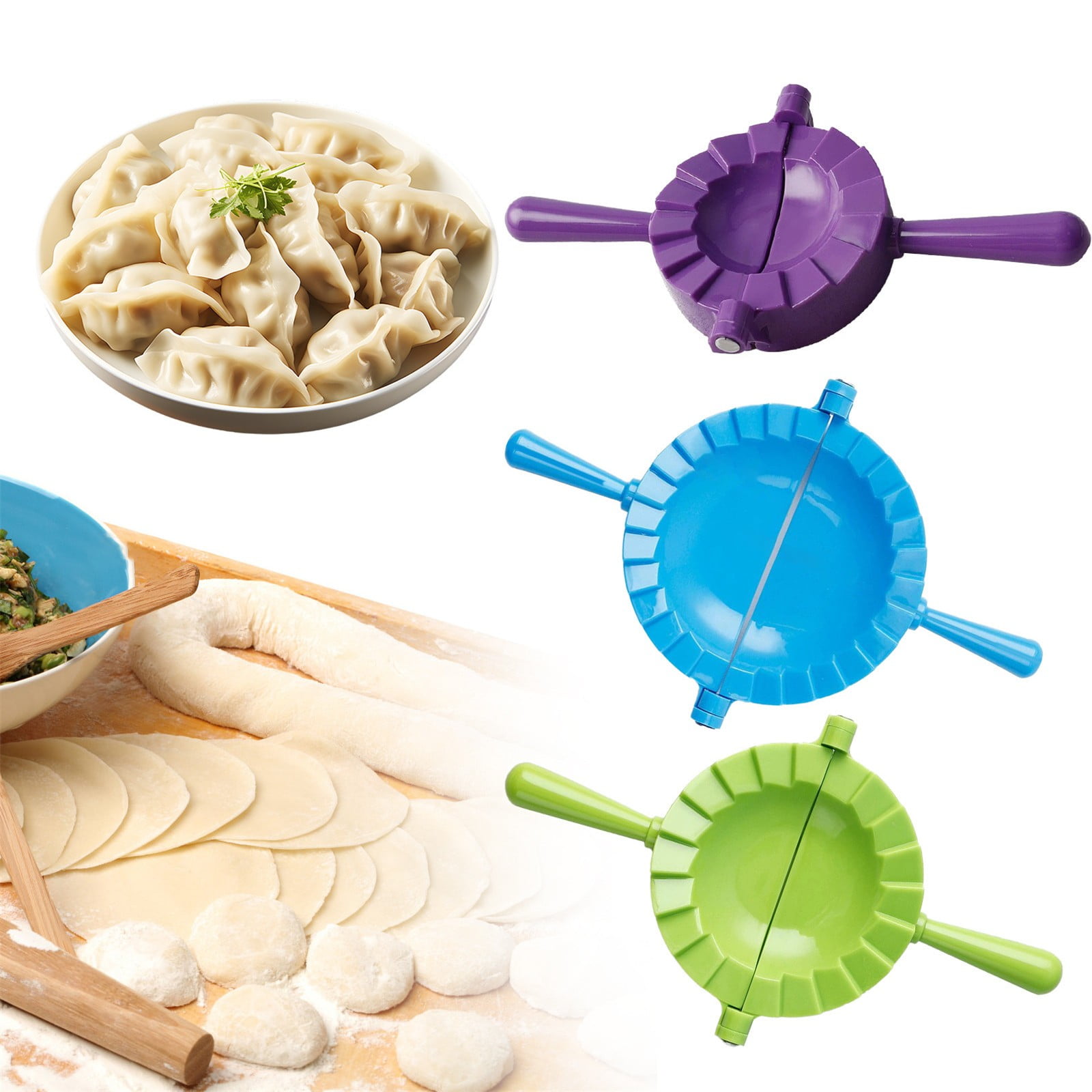 Wonton Dumpling Roll Mold Medium Blue, Maker Inch Ravioli Dumpling Wrap ...