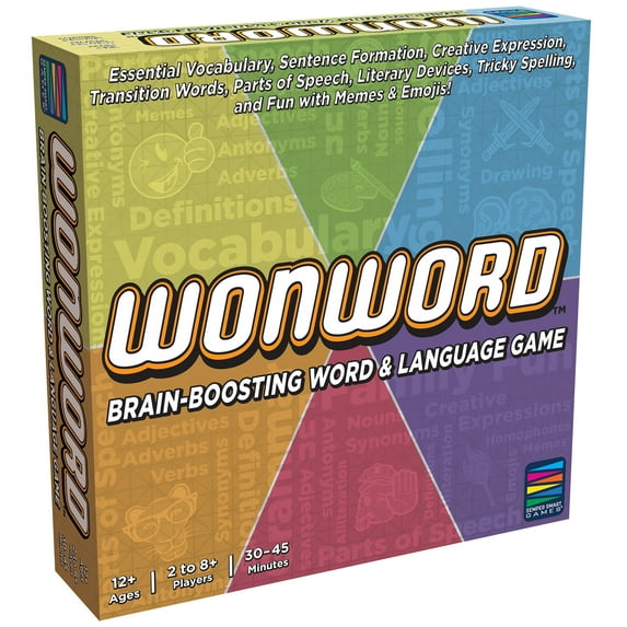 Wonword - Brain Boosting Word & Language Game, Essential Vocabulary, Language & Creative ...