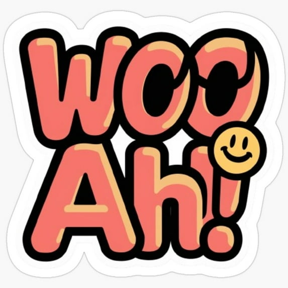 Woo Ah Sticker Phone Decal Water Bottle Stickers Car Decals, Laptop ...