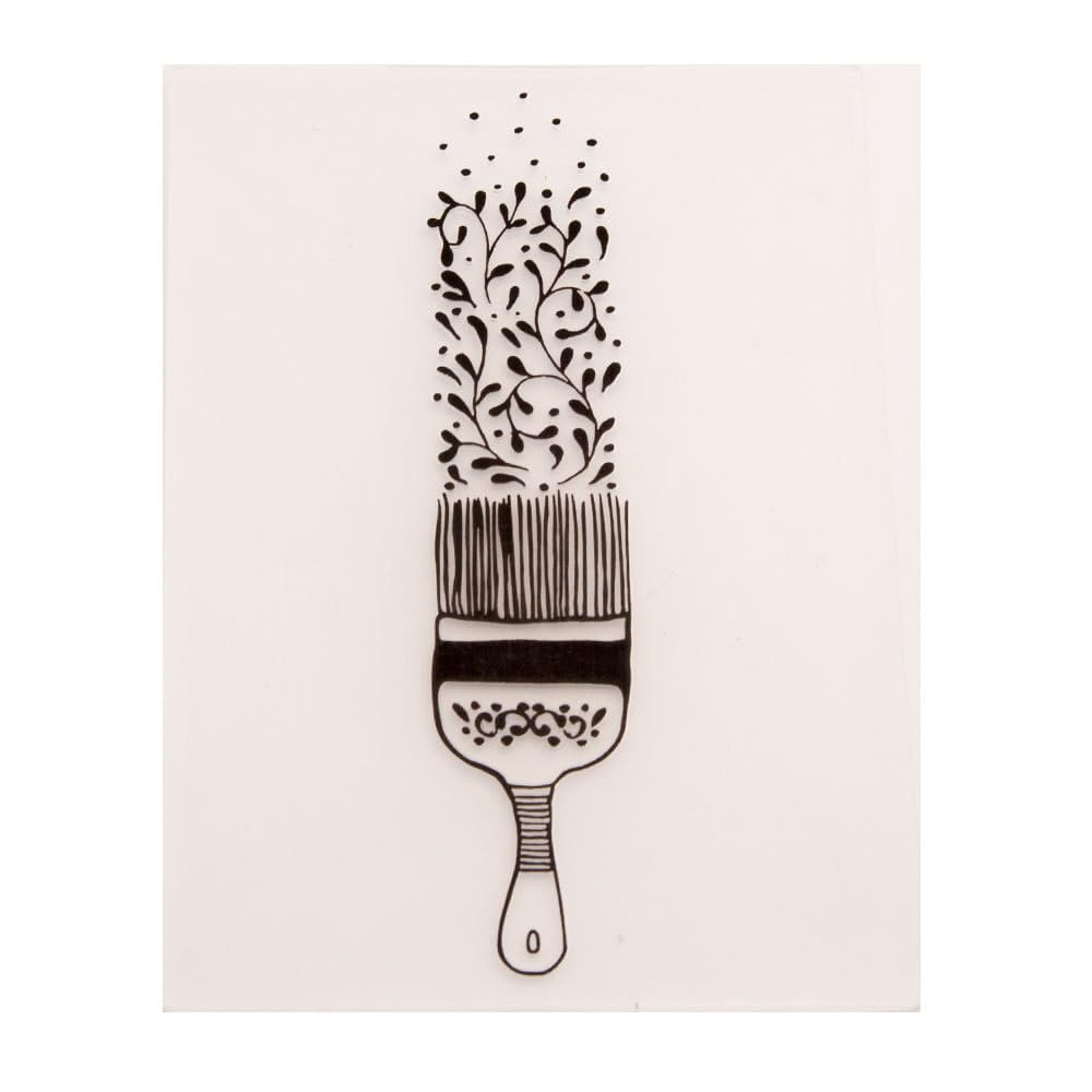 WooYangFun Leave Brush Tool MSF2 Embossing Folder for Card Making ...