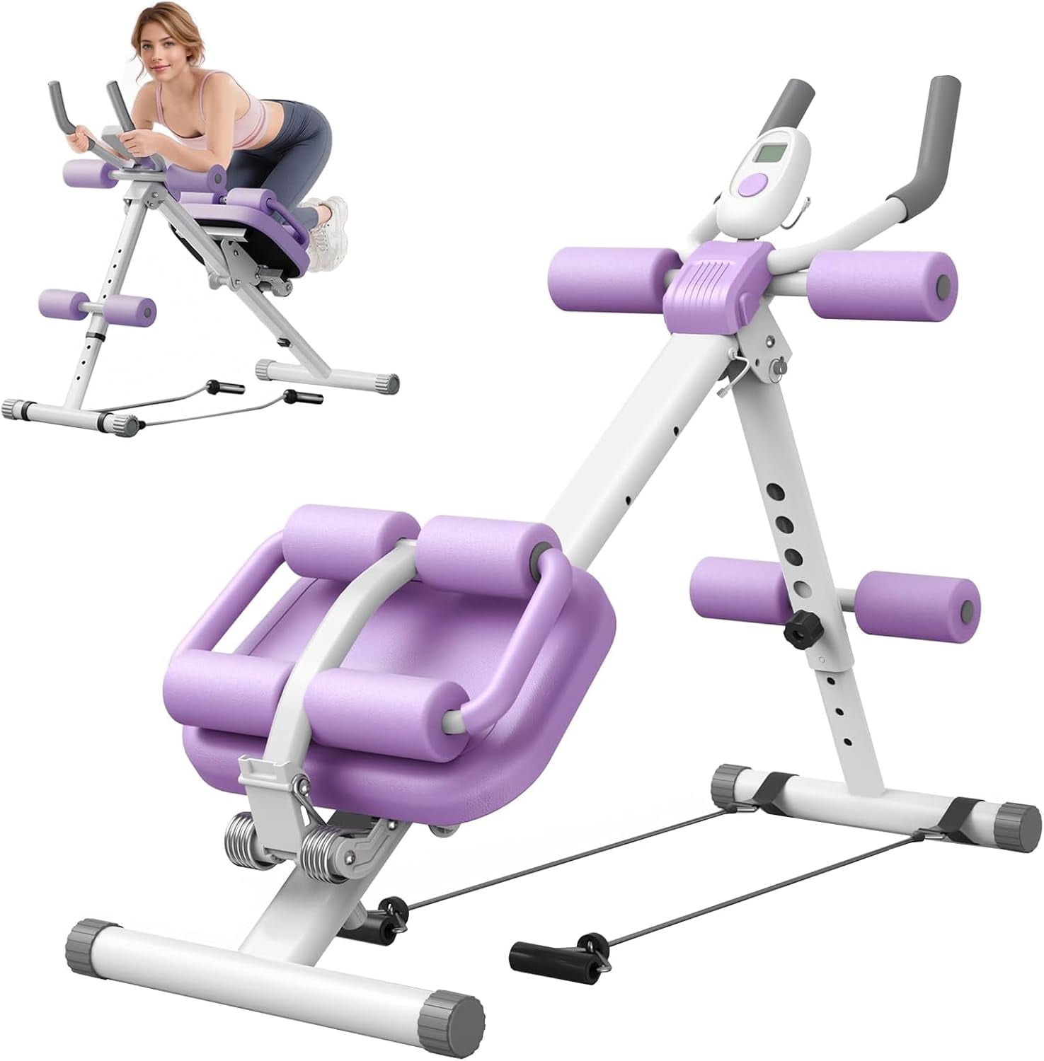 Wooa Ab Machine, Adjustable Ab Trainer Machine, Ab Workout Equipment ...