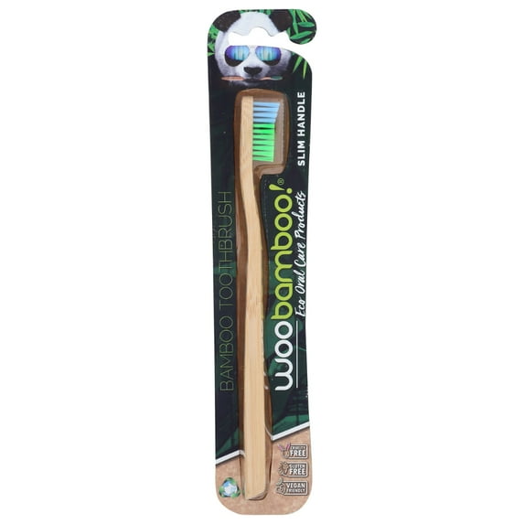 Woobamboo 278803 1 oz Slim Soft Toothbrush - Pack of 6 - Walmart.com