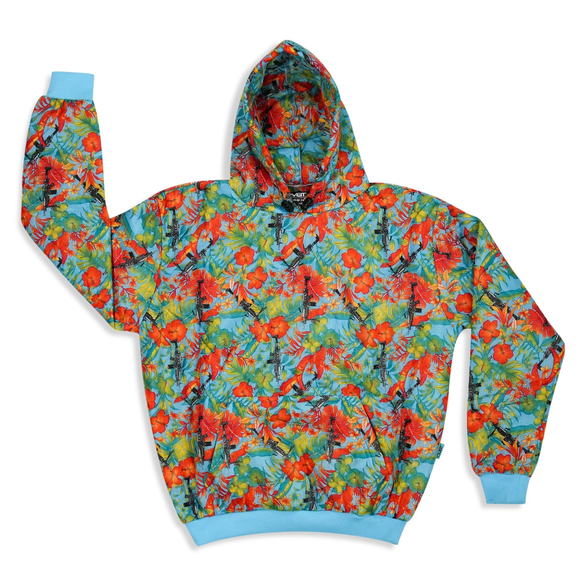Woobie Hoodie Cold Weather Pullover S / Tropical Machine Gun - Walmart.com
