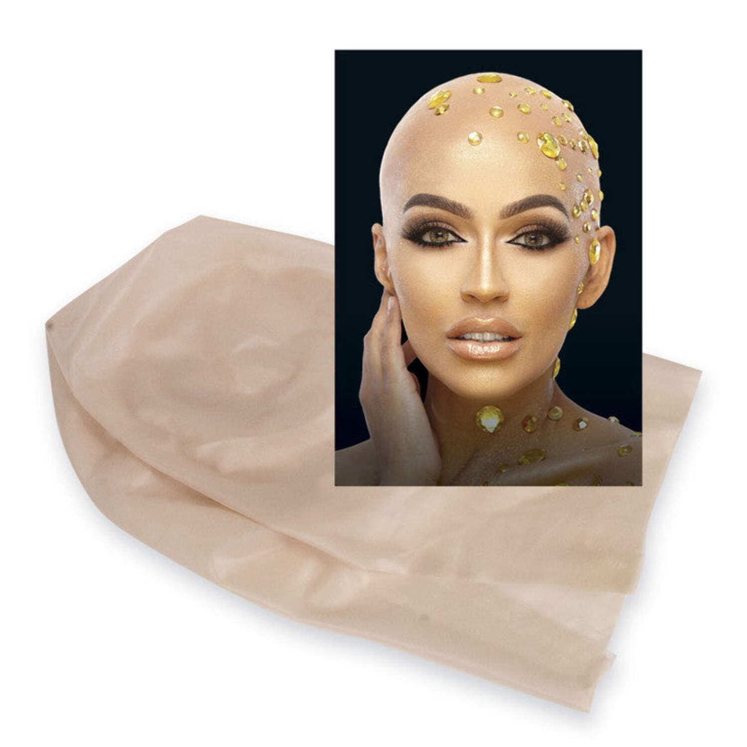Woochie Flesh Colored Latex Bald Caps - Walmart.com