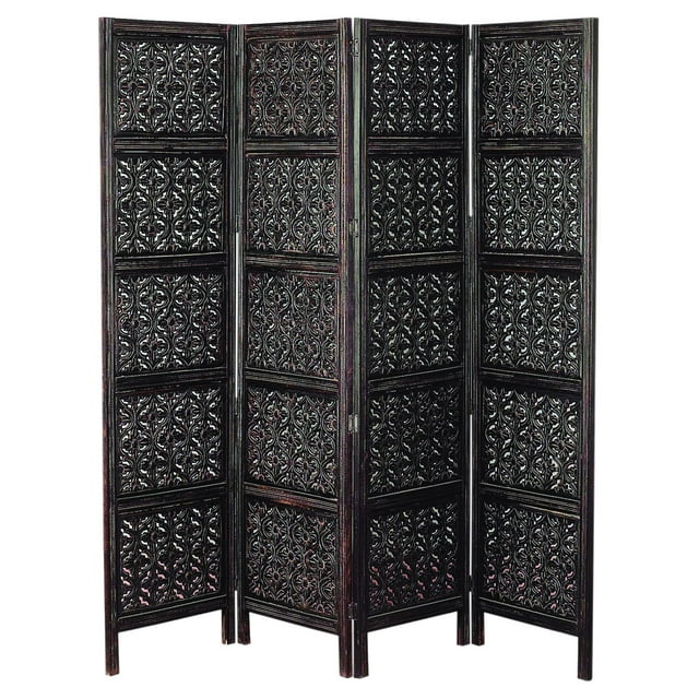 Wood 4 Panel Screen For Privacy And Decor Both - Walmart.com