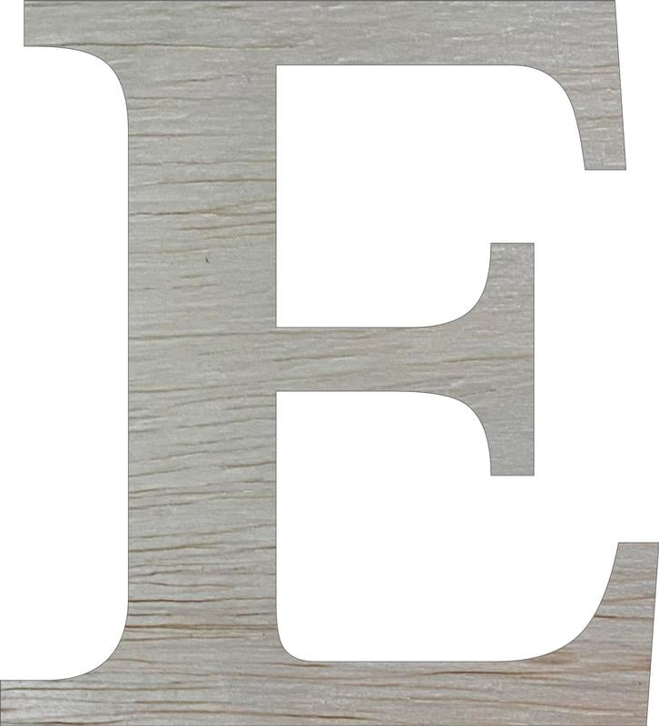 Wood 5'' Times Letter E, Unfinished Craft Letter - Walmart.com
