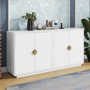 ART LEON Handcrafted Wood Sideboard with 2 Doors - Walmart.com