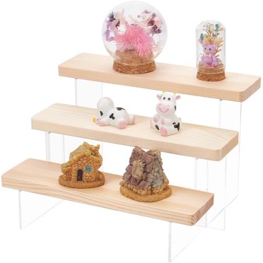 Transparent Acrylic Display Stand Organizer Shelf for Models Doll Color ...
