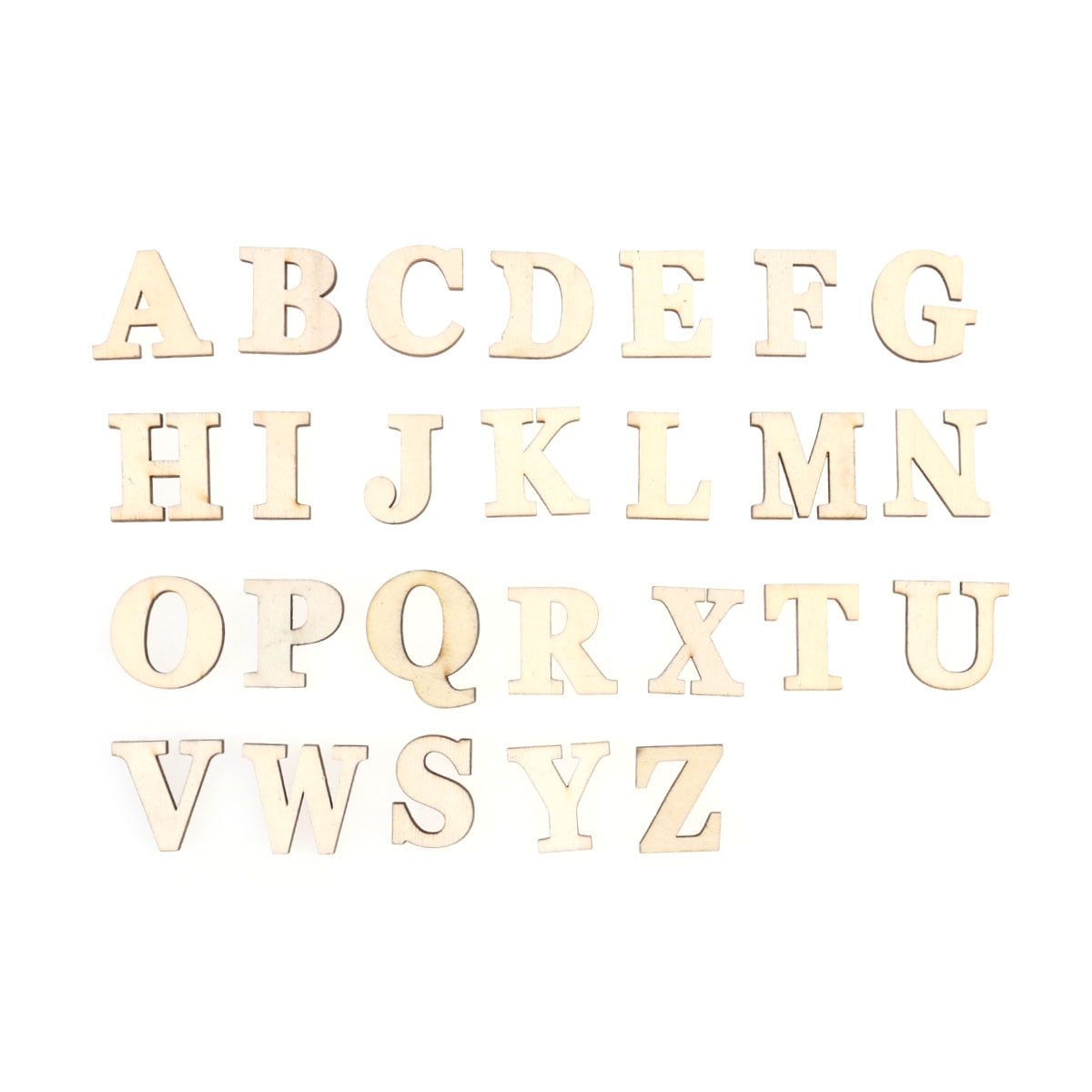 DEEPCRAFF letter decoration accessories for adults Beige 26Set ...