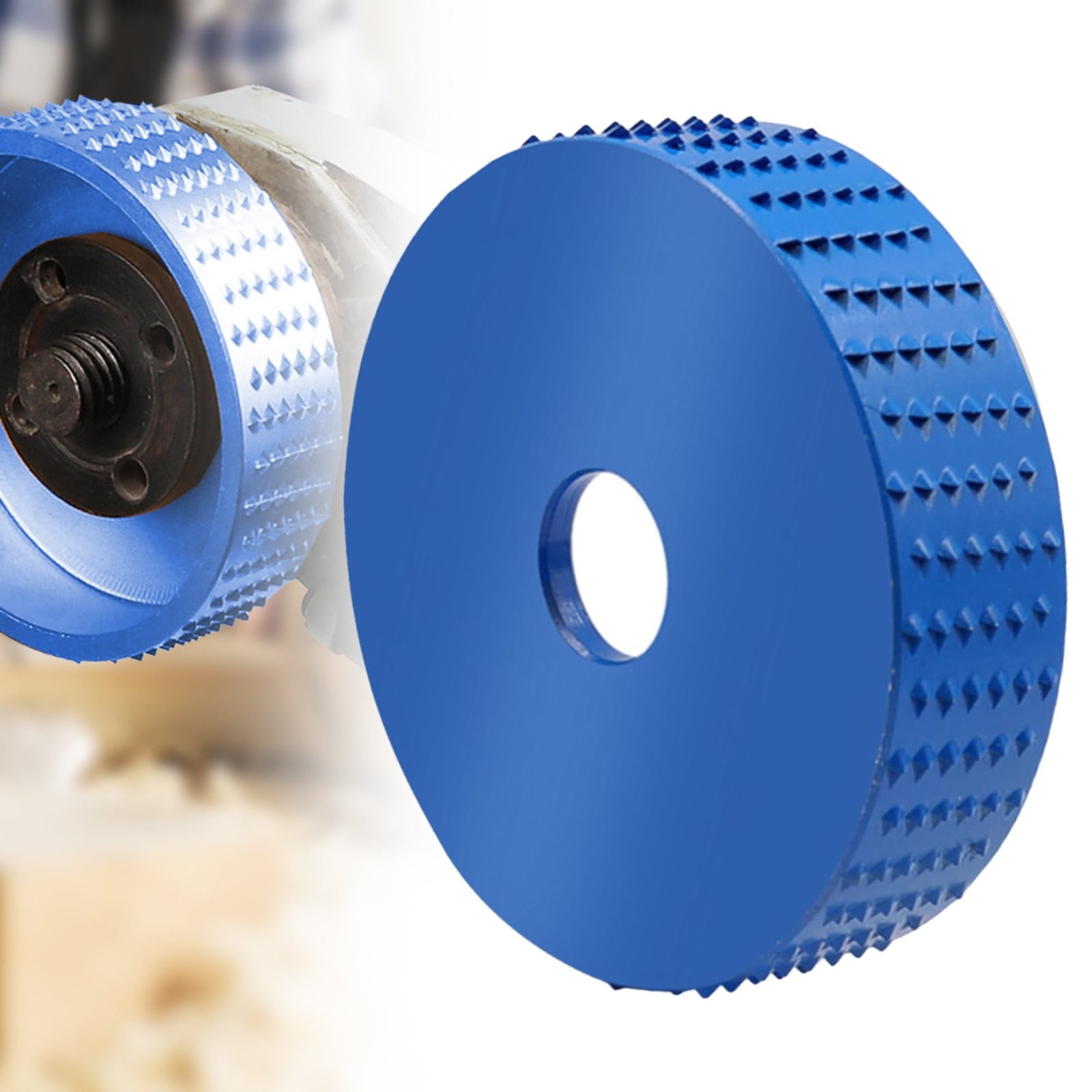 The Wood Angle Grinding Wheel Is Blue|Wood Angle Grinding Wheel Angle ...