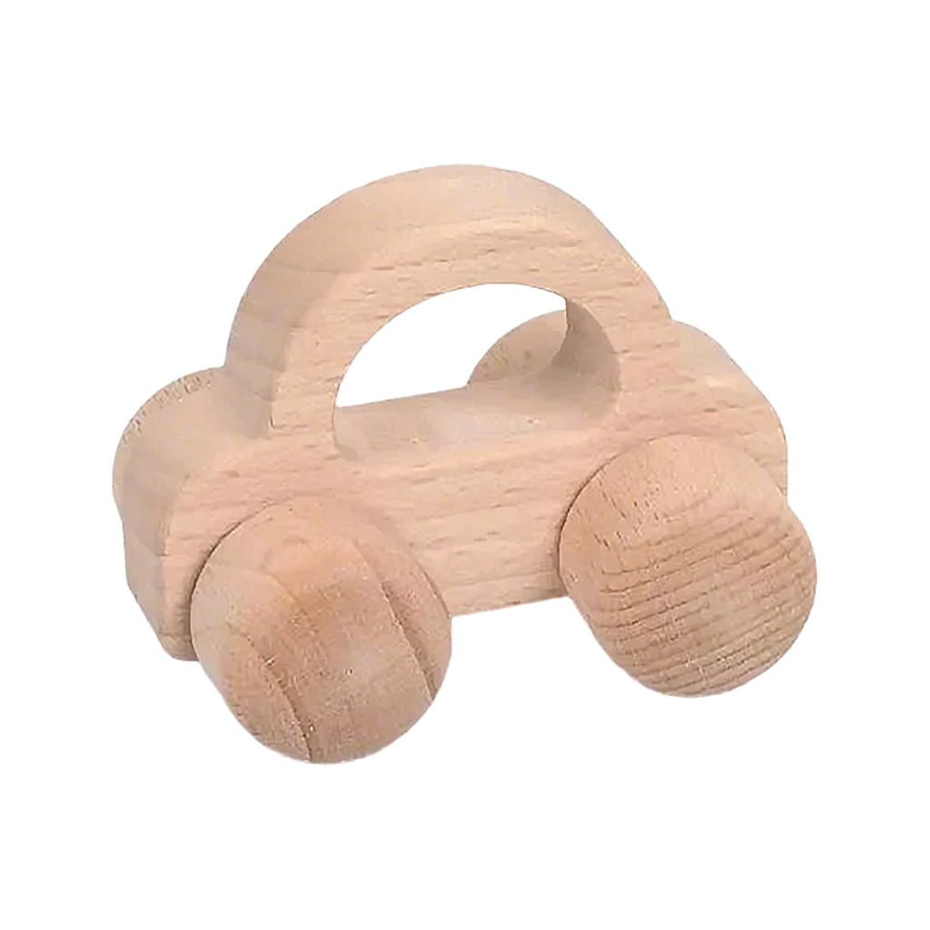 Wood Animal Push Car Toy For Baby Boys Girls Fun Interactive Learning ...