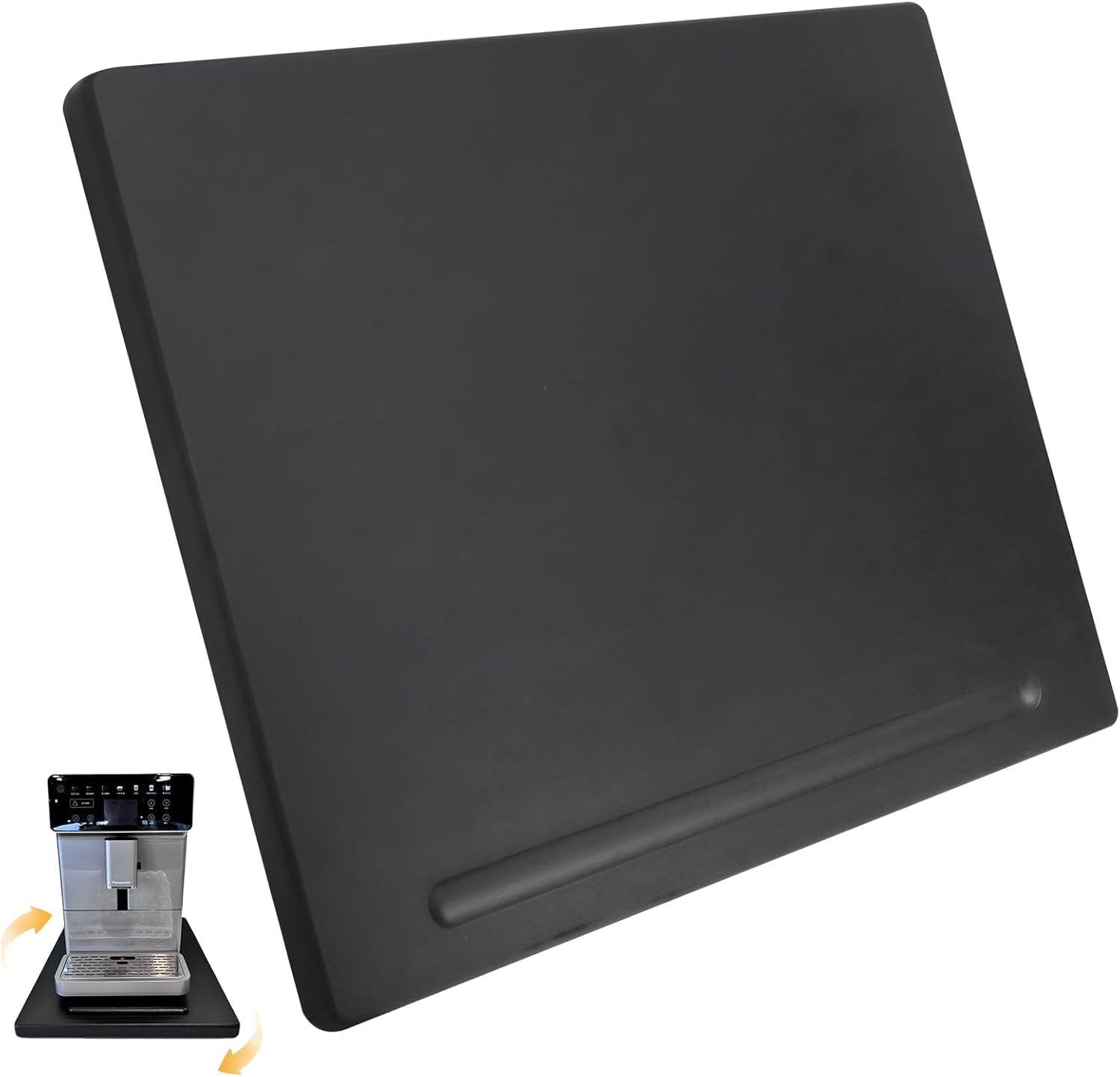 Wood Appliance Sliders with 360' Wheels, Sliding Tray for Coffee Maker ...