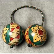 1 Pair of Percussion Shaker Rhythm Musical Instruments Cylinder Shaped ...