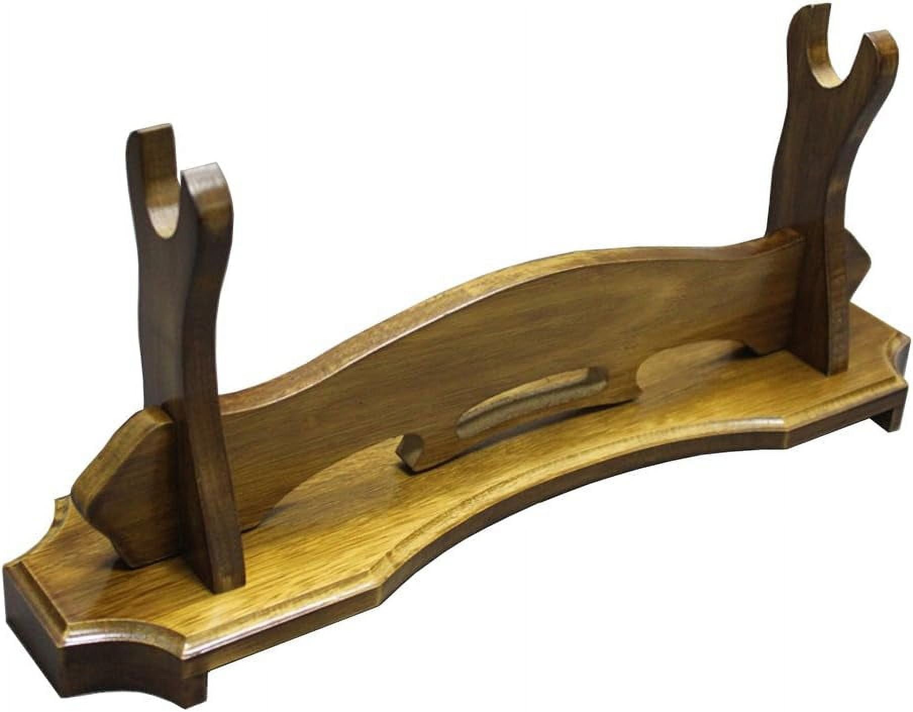 Wood Assembly Base Samurai Sword Katana Wakizashi Tanto Stand Holder ...