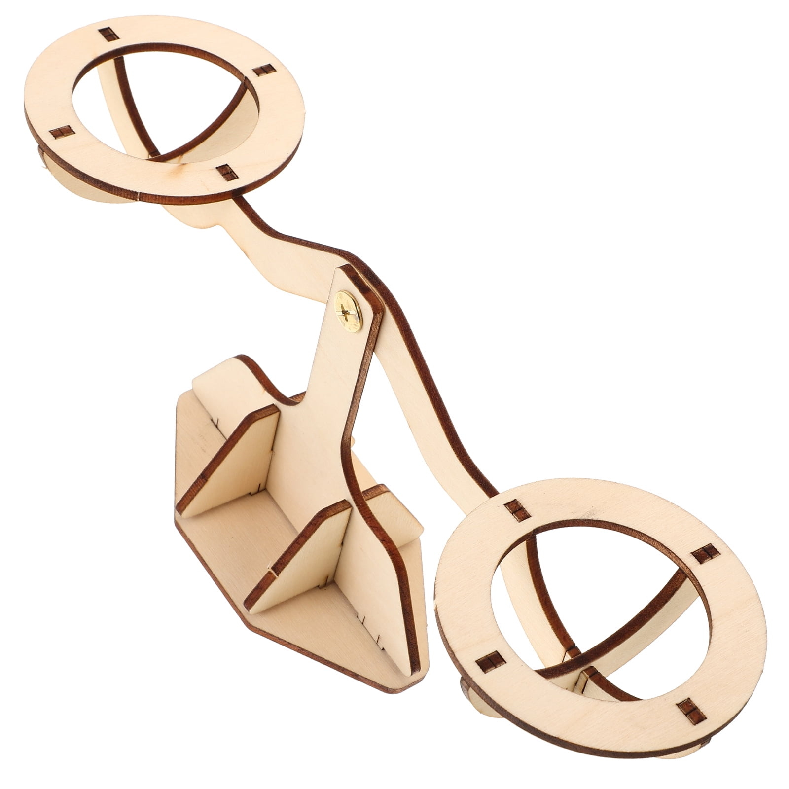 GOOHOCHY Wooden Balance Scale for Kids Khaki DIY Science Experiment Kit ...