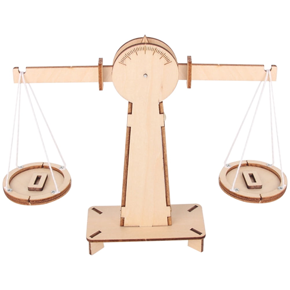 RENACLIPY Wood Balance Scale DIY Educational Toy for Kids Safe and ...