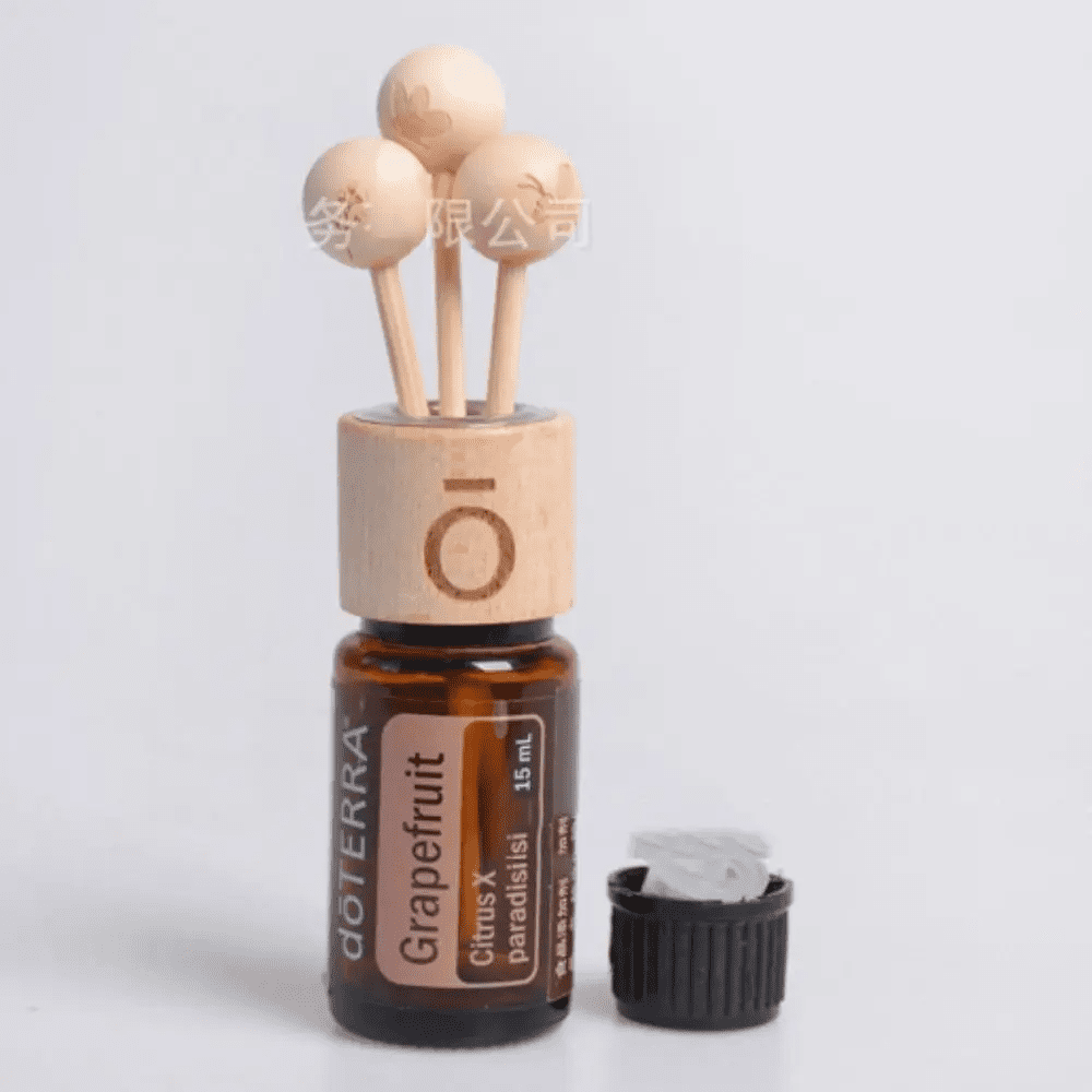 Wood Ball Lid for Essential Oil Bottle Fragrance Diffuser Aromatherapy ...