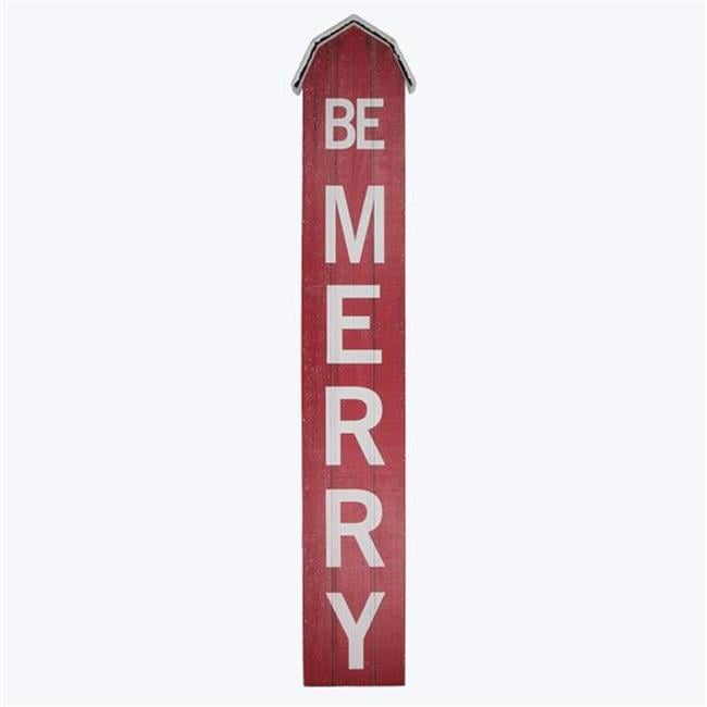 Wood Be Merry Porch Leaner & Wall Sign - Walmart.com