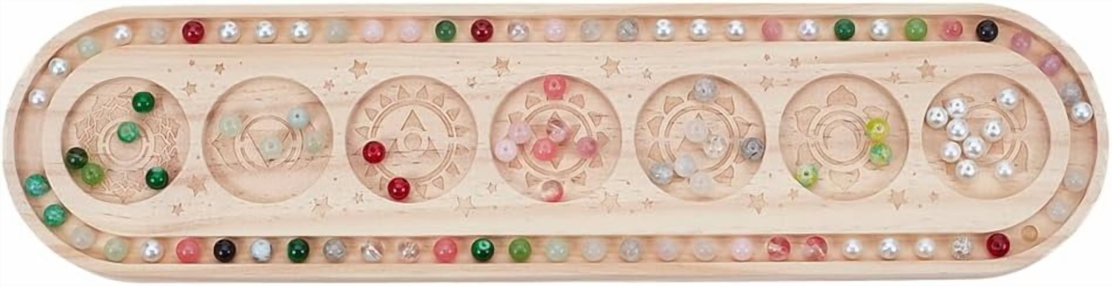 Wood Bead Design Board Oval Rectangle Bracelet Bead Board with Pattern ...