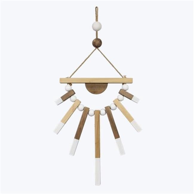 Wood Bead & Strip Hanger Wall Art - Walmart.com