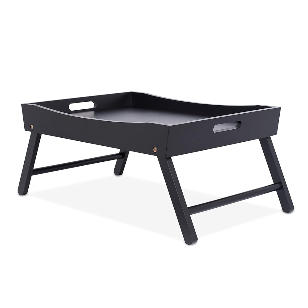 Wood Bed Tray for Eating | TV Tray with Folding Legs | Laptop Table ...
