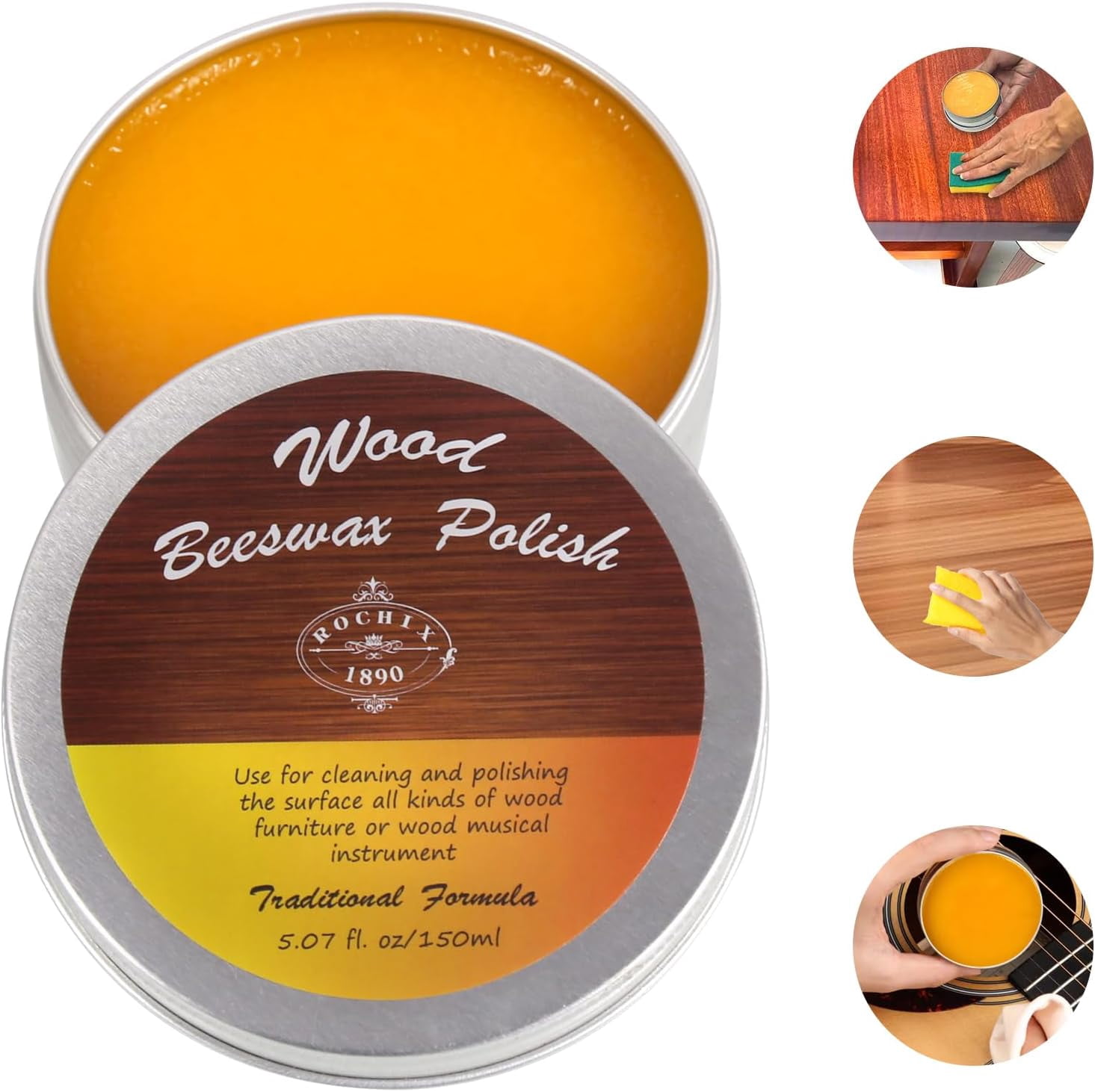Wood Beeswax Furniture Polish Traditional Beeswax Polish for Wood ...