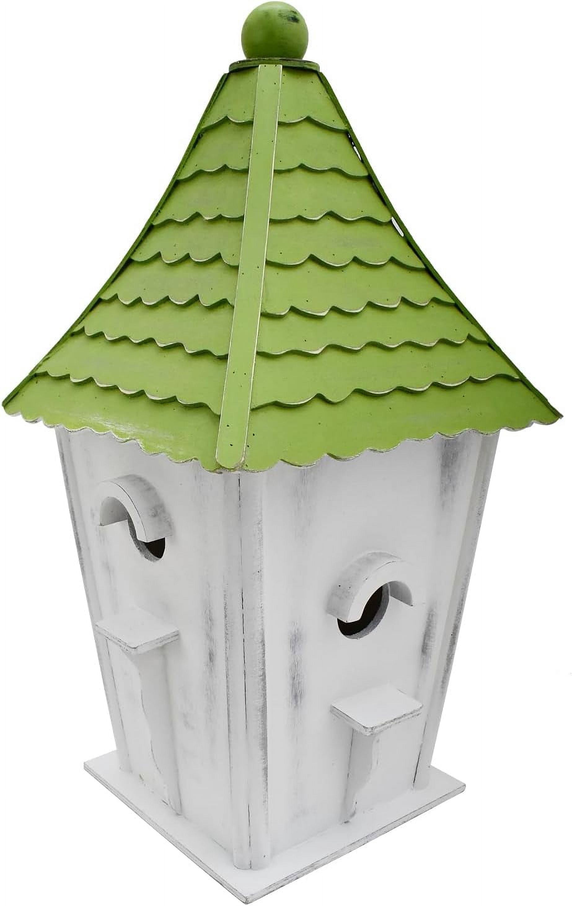 Wood Birdhouse for Outside Bird Nesting Box,Decorative Bird House ...