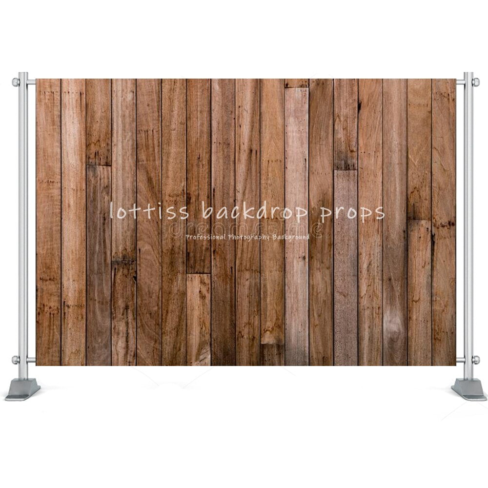 Wood Board Themed Background Cloth For Photography Baby Birthday Party ...